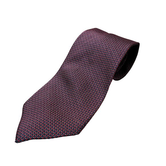 Pal Zileri | Accessories | Pal Zileri Red Blue Geometric Silk Classic ...